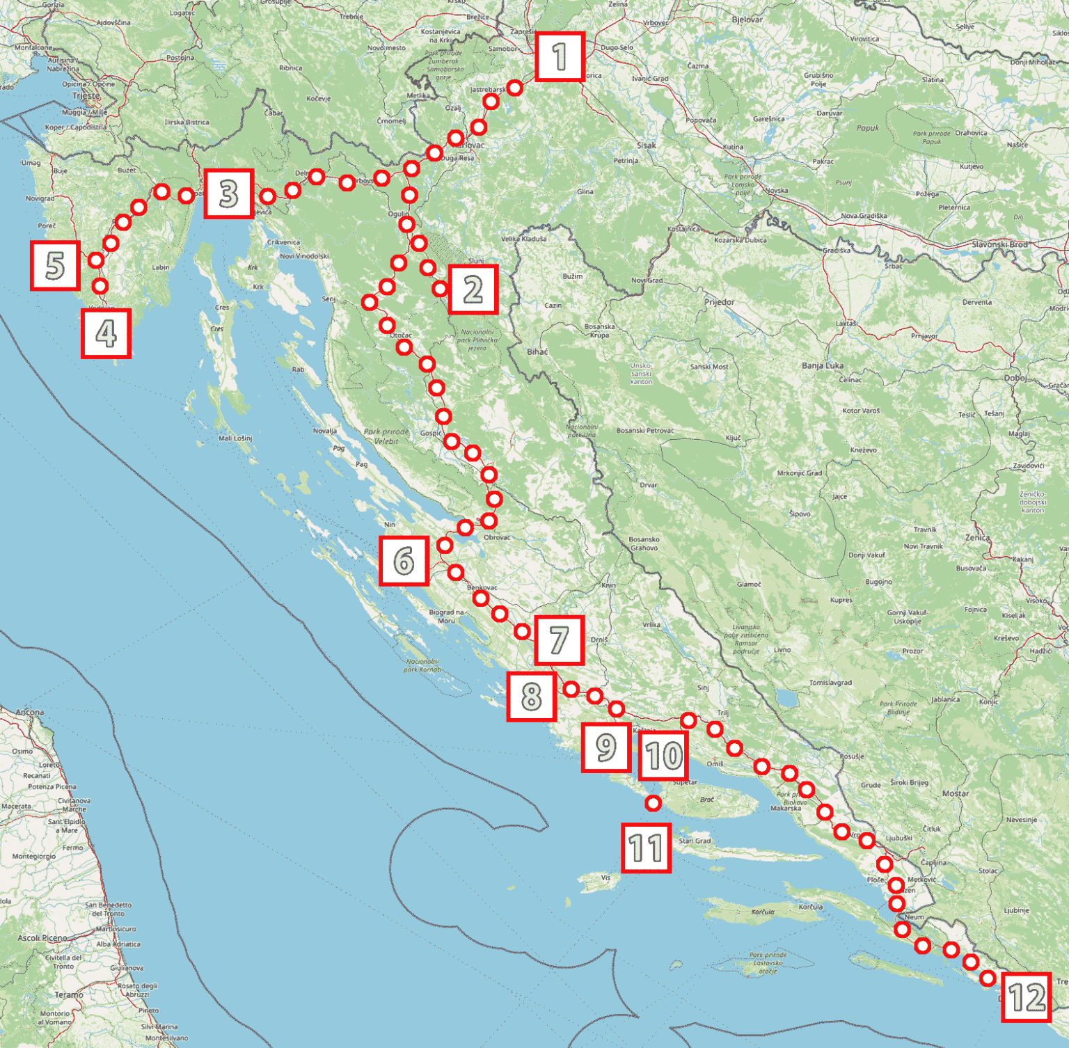 Hrvatska: najveće atrakcije, karta i plan razgledavanja - Car Rental Online